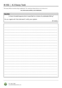 4.3 Aquatic Food Production Systems | IB ESS by Science Sauce