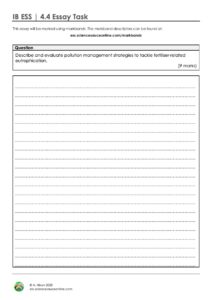 4.4 Water Pollution | IB ESS by Science Sauce